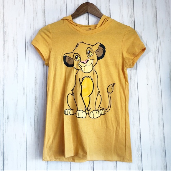 Disney | Tops | New Disney Lion King Simba Hooded Tee | Poshmark
